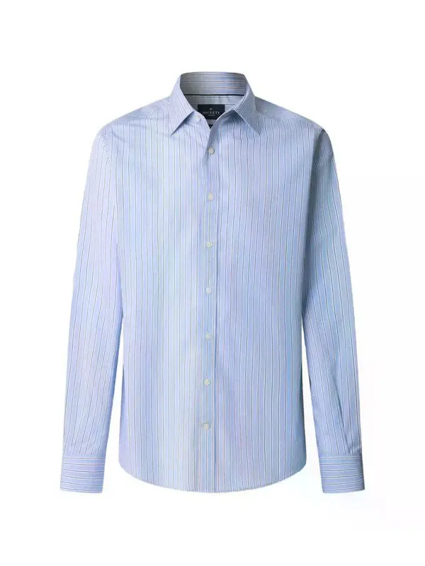 HACKETT  Butcher-stripe-pattern Shirt