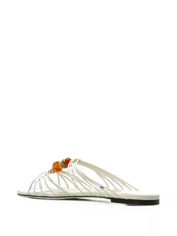 JIMMY CHOO Lova Bead-embellished Sandals