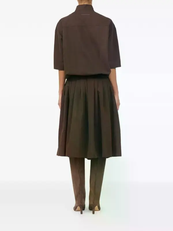 MAISON MARGIELA Wool Shirting Shirt Dress