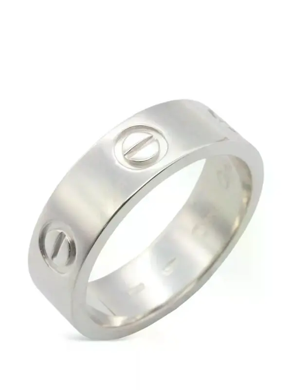 Cartier White Gold Love Screw-detail Ring