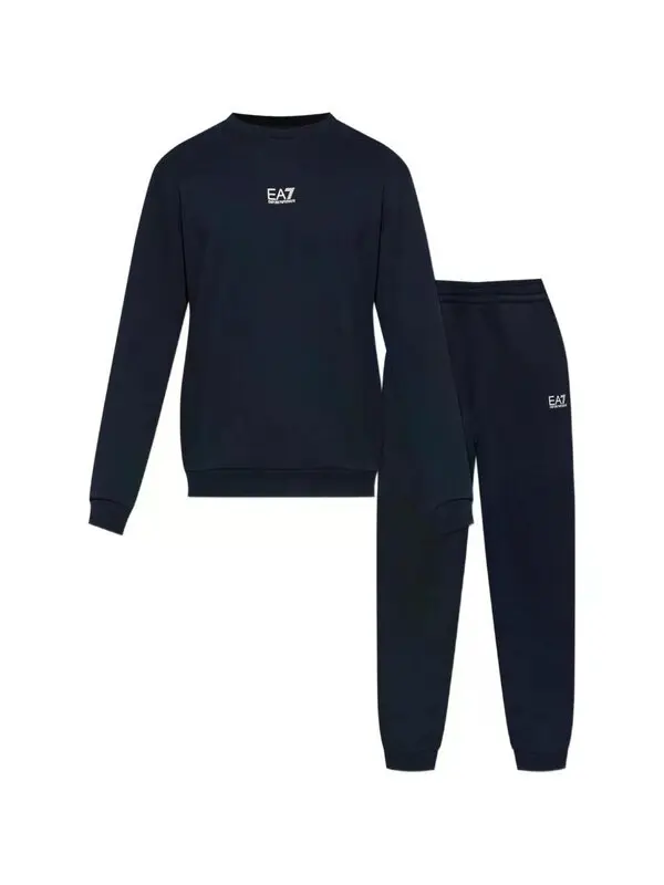 EA7 Logo-print Tracksuit - Blue