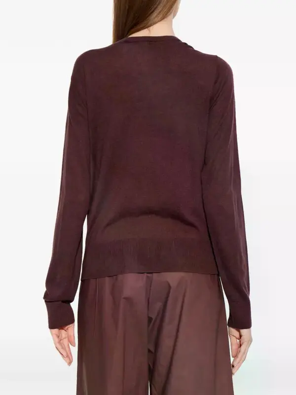 BY MALENE BIRGER Gwen Square-neck Fine Knit Sweater