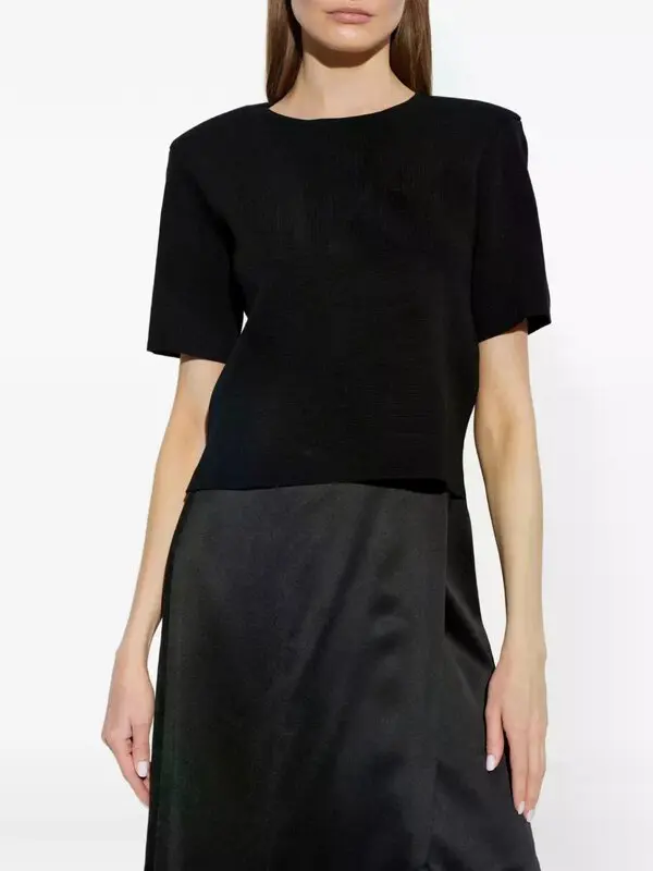 BY MALENE BIRGER Padded Shoulder Knit Top
