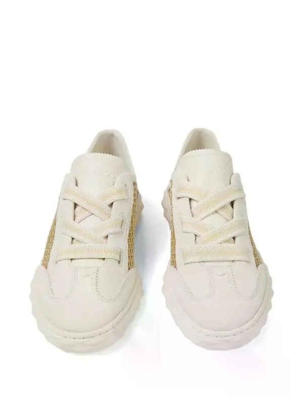 JIMMY CHOO Diamond Light Flex Mesh Sneakers - Neutrals