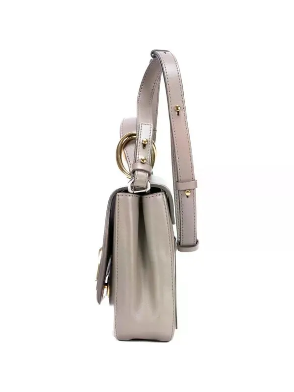 Chloé C Logo Shoulder Bag - Neutrals