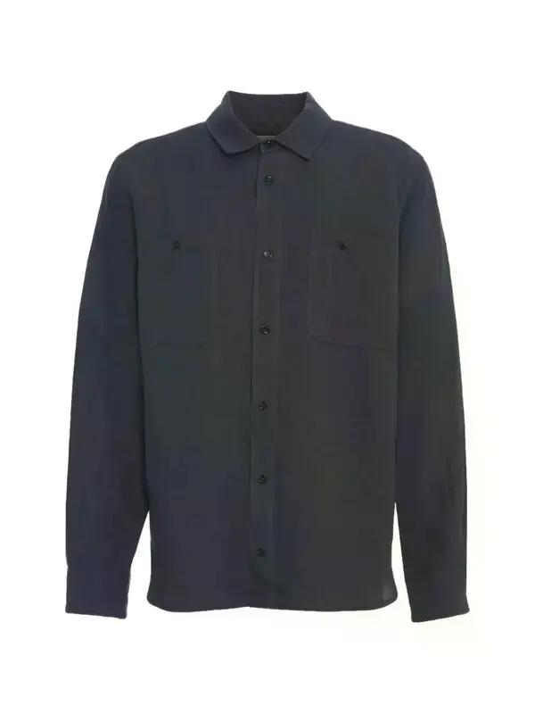AMARANTO Patch-pocket Long-sleeve Shirt
