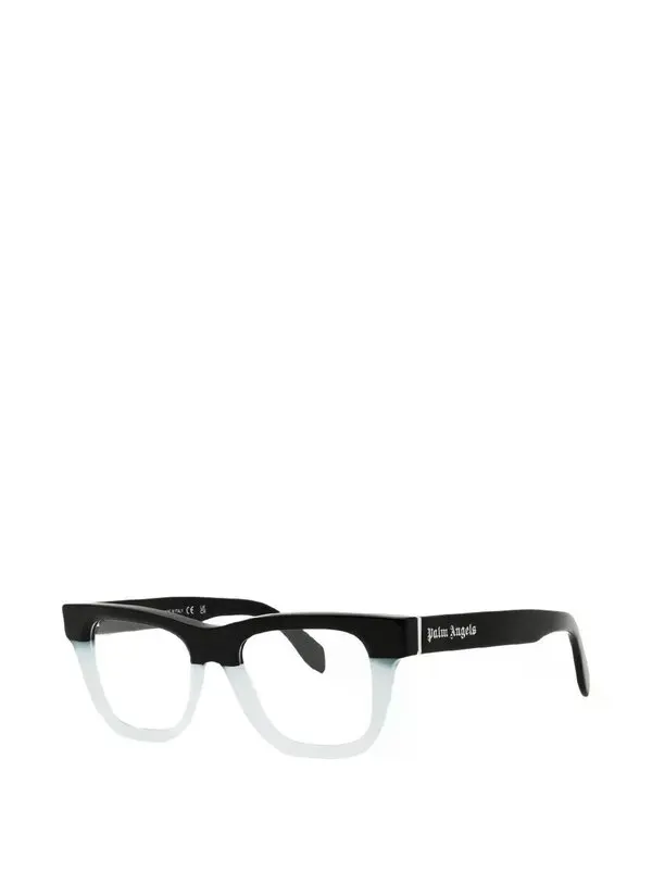 Palm Angels Two-toned Square Frame Eyeglasses - Black