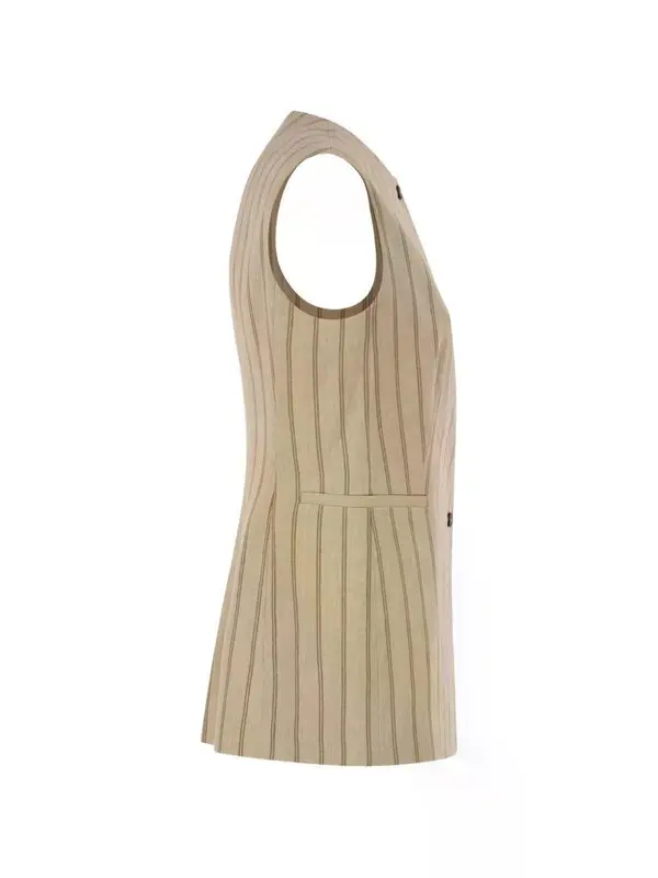 Antonelli Firenze Pinstriped Tailored Waistcoat
