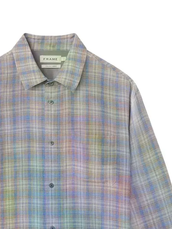 FRAME Check-pattern Long-sleeve Shirt