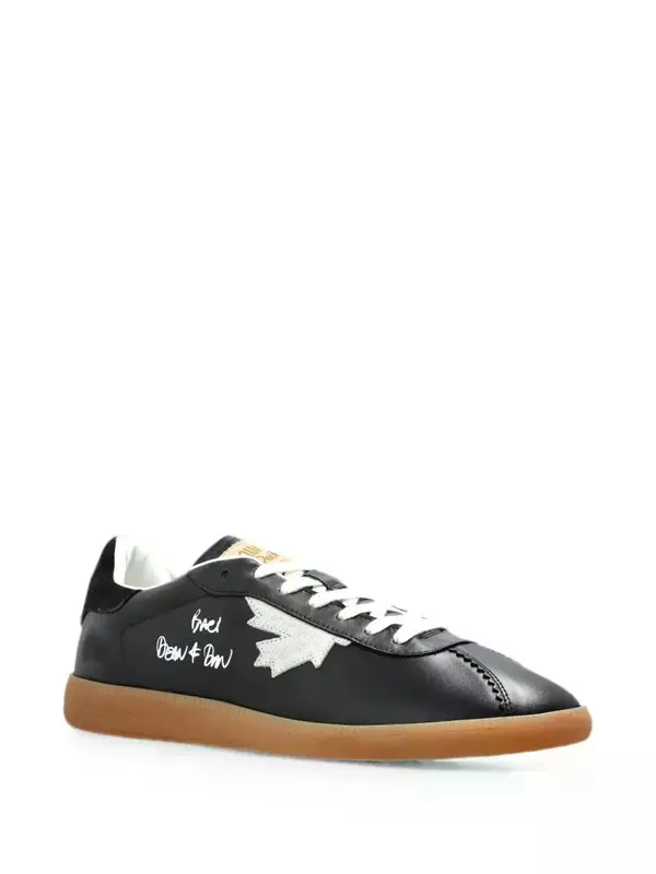 Dsquared2 Rebels Leather Sneakers - Black