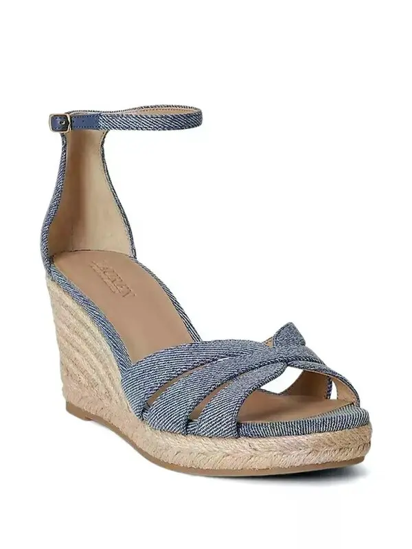 Ralph Lauren Nellie Wedge-heel Espadrilles - Blue