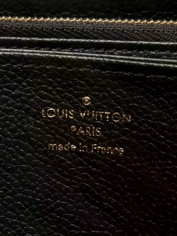 LOUIS VUITTON 2017 Monogram Empreinte Zippy Wallet Long Wallets - Black
