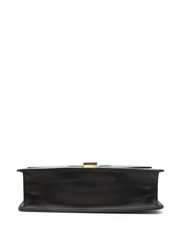 Gucci Sylvie Web Satchel - Black