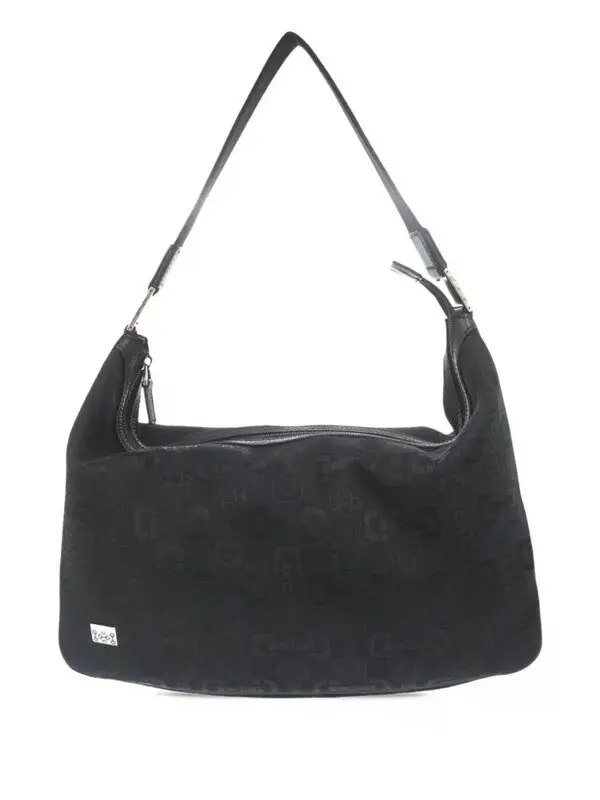 Gucci Horsebit Canvas Shoulder Bag