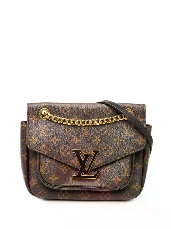 LOUIS VUITTON Monogram Passy Pm Shoulder Bag - Brown