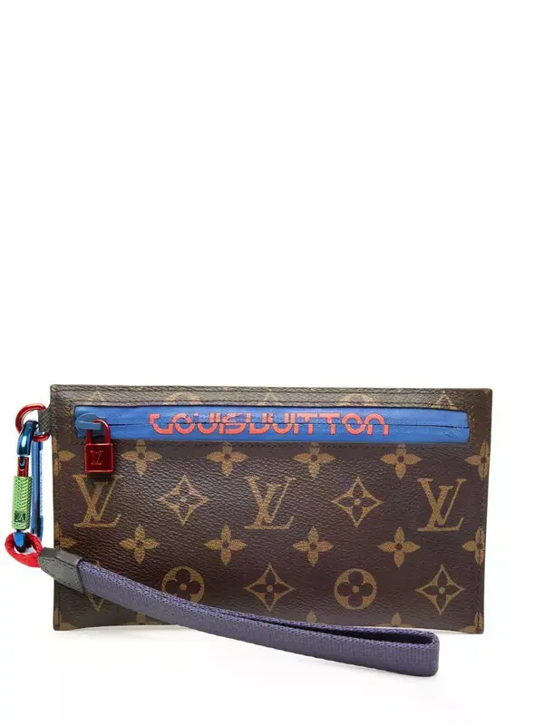 LOUIS VUITTON Monogram Canvas Pochette Clutch Bag