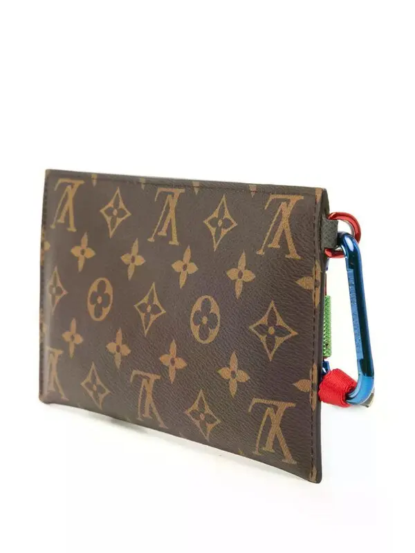 LOUIS VUITTON Monogram Canvas Pochette Clutch Bag