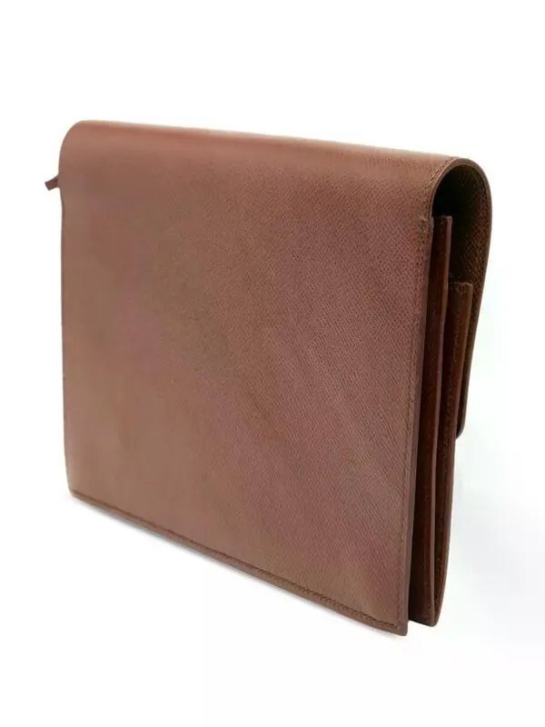 Hermès 1995 Courchevel Jet Pochette Clutch Bag