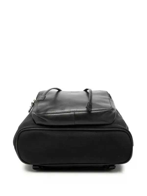 Gucci Canvas And Calfskin Jackie Drawstring Backpack