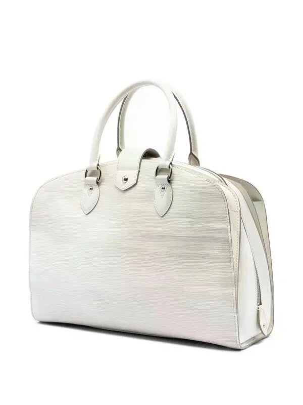 LOUIS VUITTON 2012 Epi Pont Neuf Gm Handbag - White