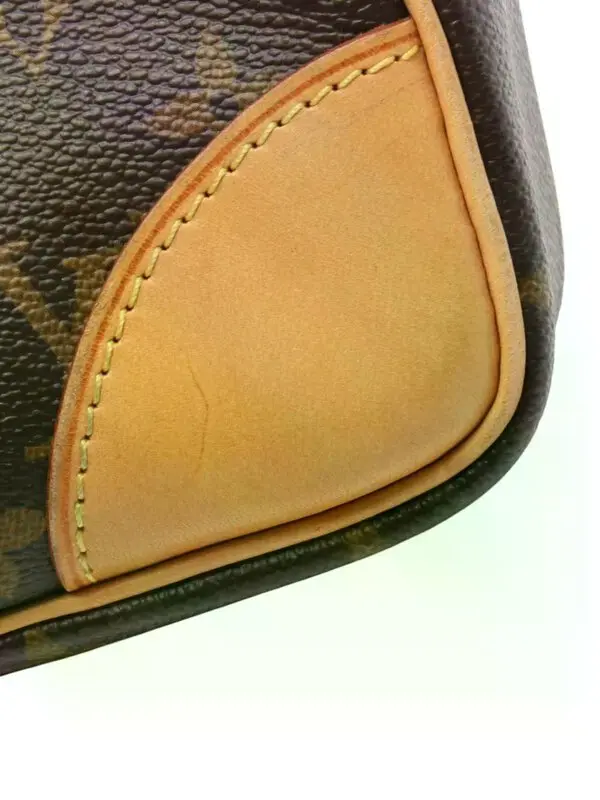 LOUIS VUITTON 2007 Monogram Porte Documents Voyage Business Bag - Brown