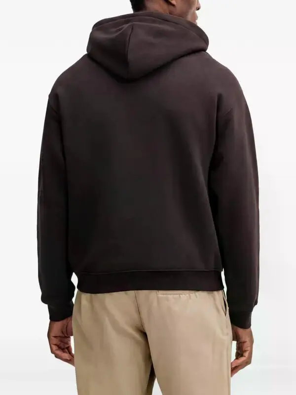 Lacoste Logo Patch Drawstring Hoodie