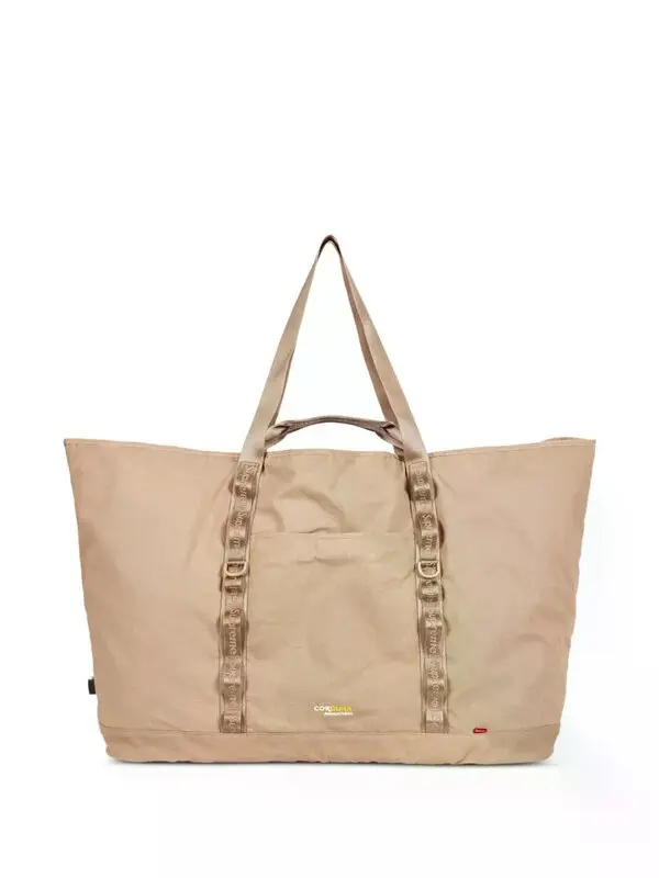 Supreme Logo-motif Tote Bag - Neutrals
