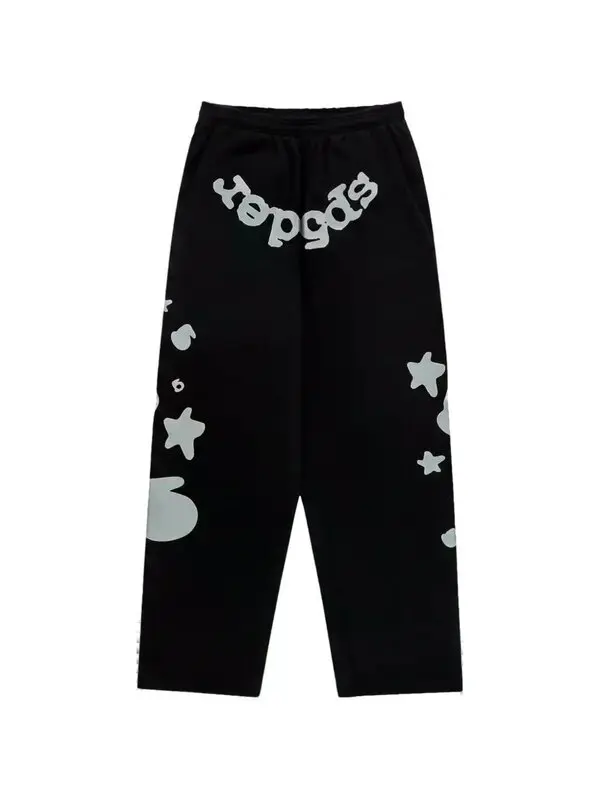 SP5DER Beluga Reflective Track Pants - Black