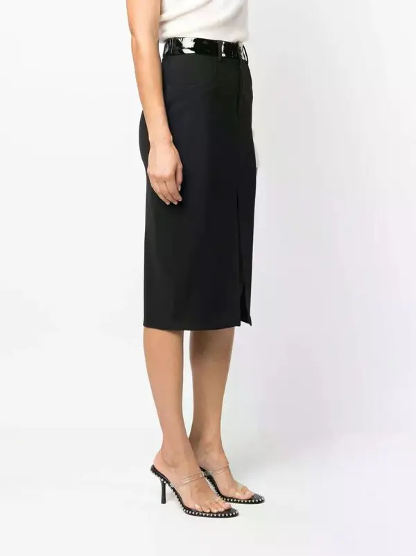 Liu Jo High-waisted Pencil Skirt With Front Slit