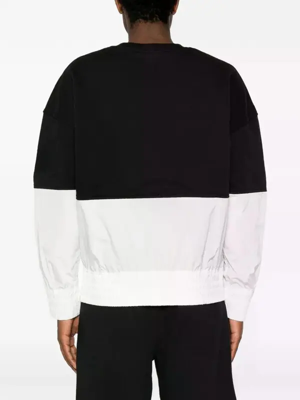 BLACKBARRETT Two-tone Blocking Sweatshirt