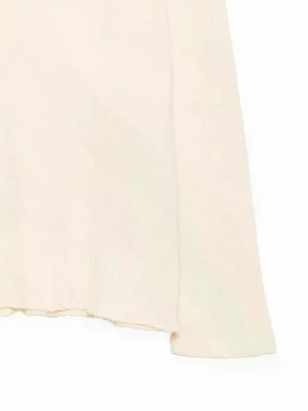 SECOND / LAYER Waffle-knit Long-sleeve T-shirt