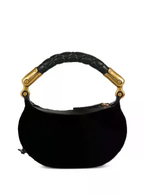 Balmain Embellished Velvet Mini Bag