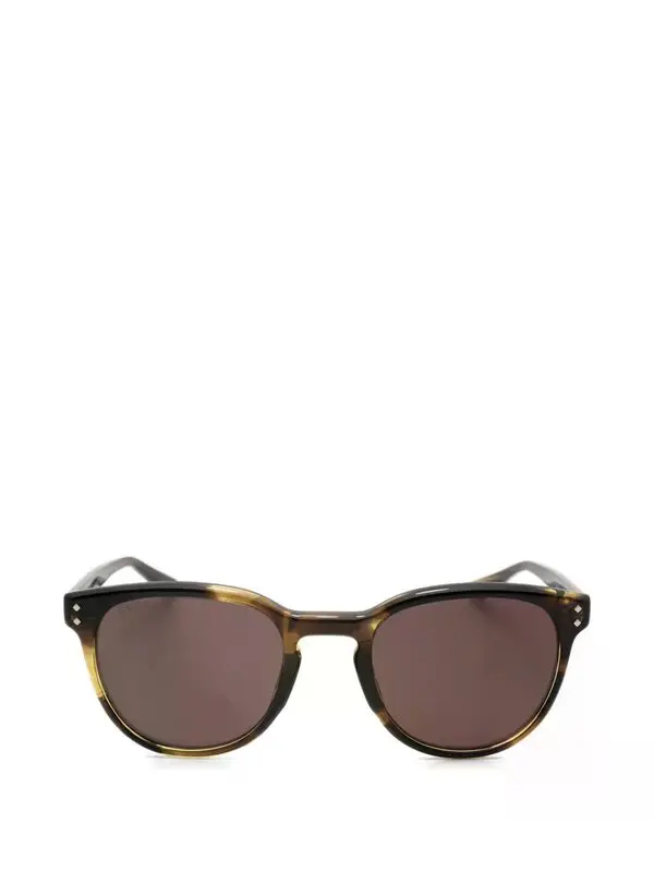 Gucci Tortoiseshell-effect Round-frame Sunglasses - Brown