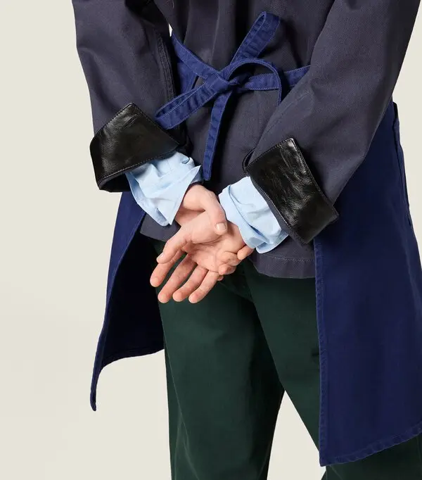 Miu Miu Garment-dyed Gabardine Apron