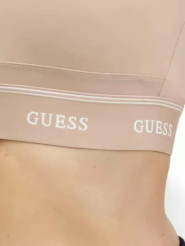 Guess Logo-underband Cross-back Bra