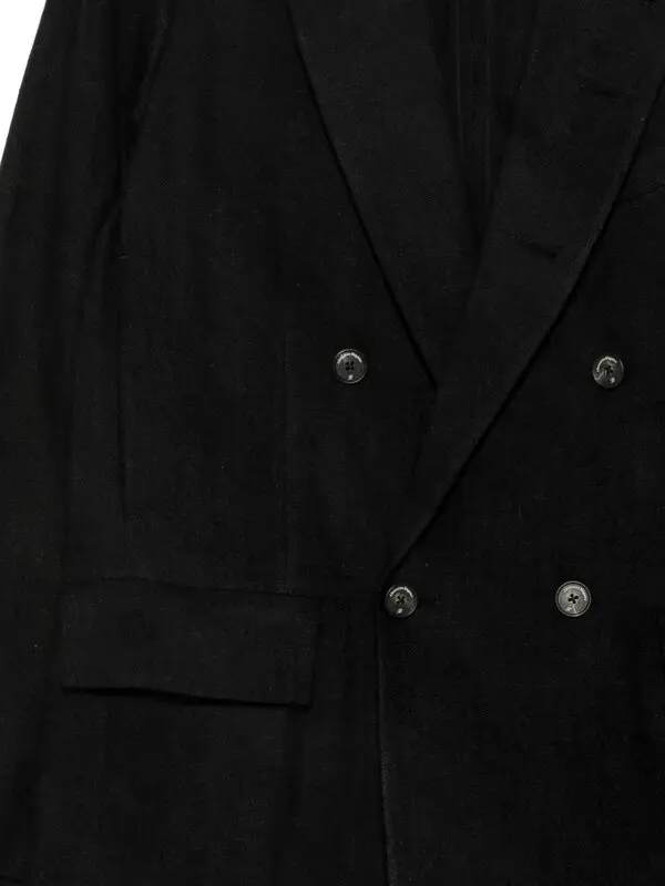 BED J.W. FORD Double-breasted Silk Blazer