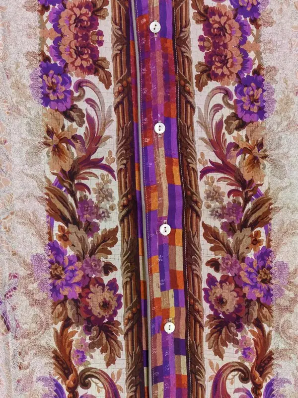 PIERRE-LOUIS MASCIA Silk Floral Print Shirt