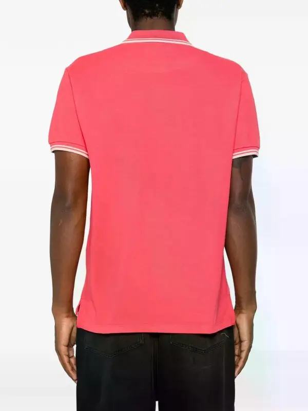 VIVIENNE WESTWOOD Classic Embroidered-detail Cotton Polo Shirt - Pink