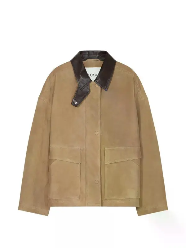 Closed Suede Leather Jacket