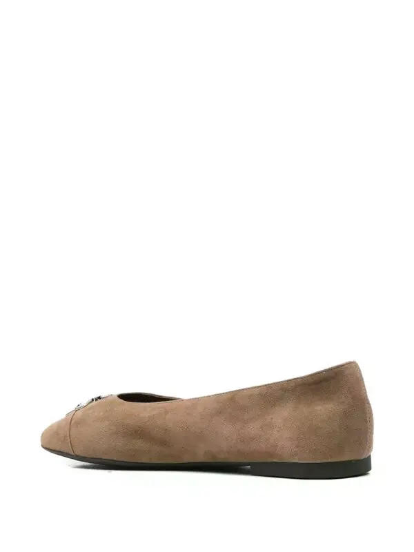Tory Burch Logo Plaque Ballet Flats