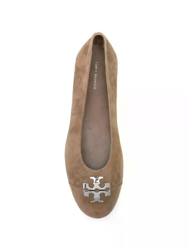 Tory Burch Logo Plaque Ballet Flats