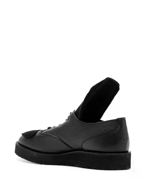 Yohji Yamamoto Lace-up Leather Derby Shoes