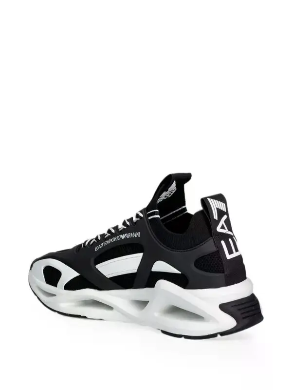 EA7 Mesh Panel Logo Print Sneakers