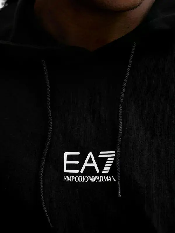 EA7 Graphic Print Hoodie