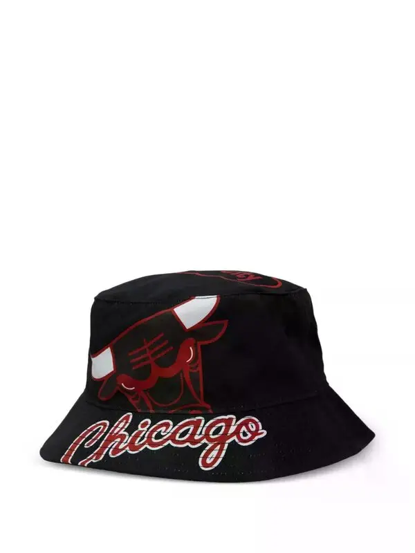 Mitchell & Ness Chicago Bulls Hardwood Classics Cut Up Bucket Hat - Black