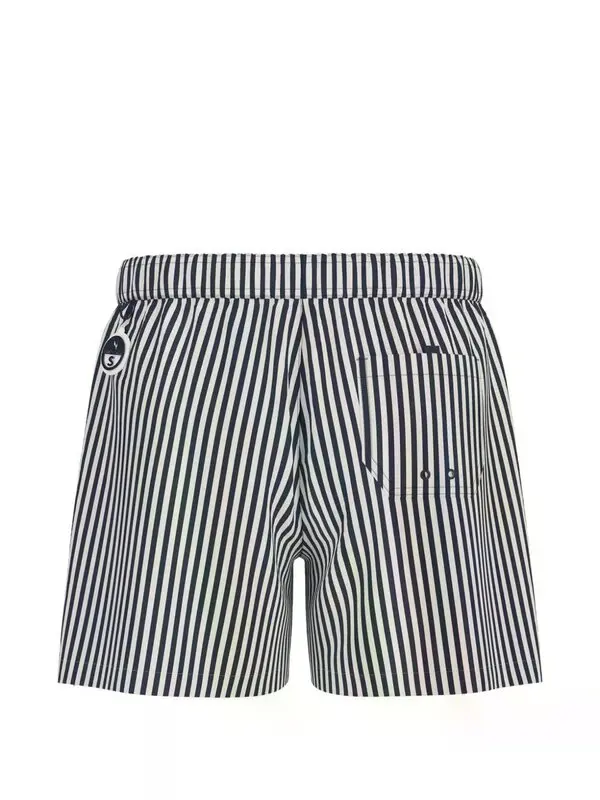 Guess Vertical Stripe Drawstring Swim Shorts