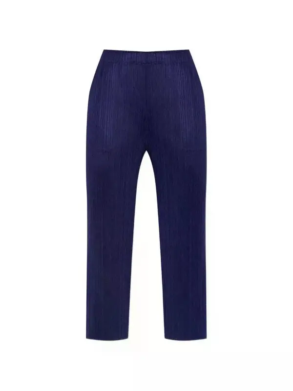 Issey Miyake Pleated Cropped Trousers