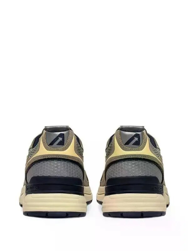 AUTRY Hyperway Paneled Mesh-suede Sneakers - Neutrals