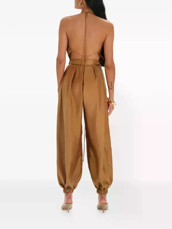 MANURI Bazar Pleated Trousers - Brown