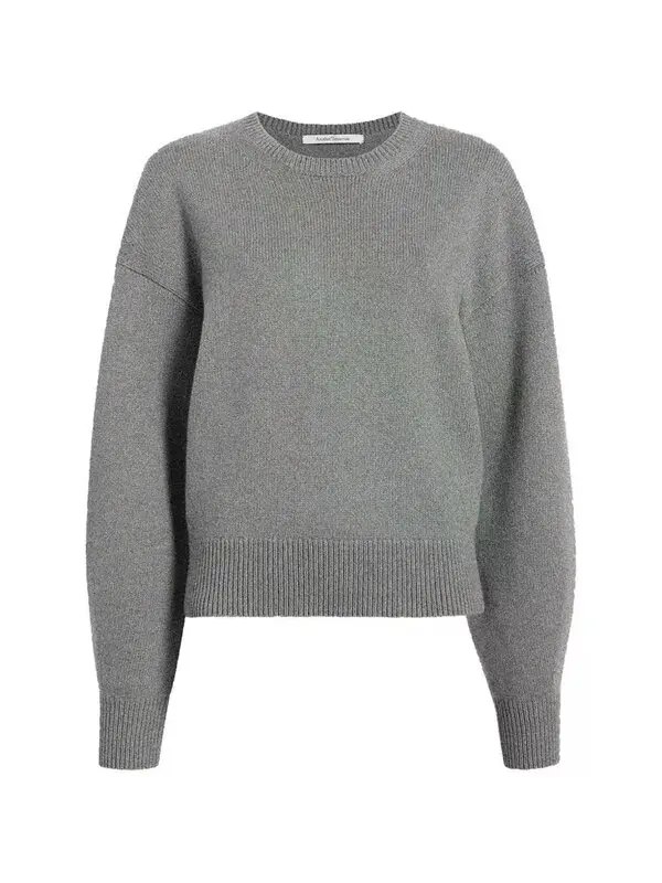 Another Tomorrow Cashmere-knit Sweater - Grey